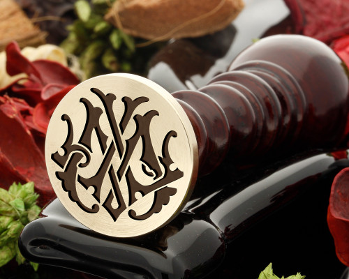 Victorian Monogram Wax Seal Stamp