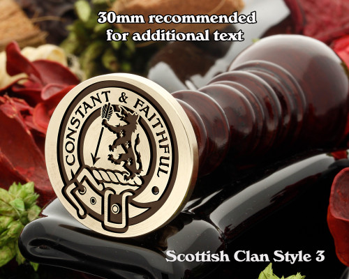 MacQueen Scottish Clan Wax Seal Stamp - Custom Wax N Seals