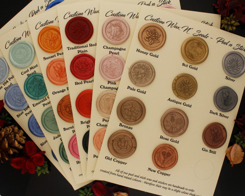 Sealing Wax Colour Chart