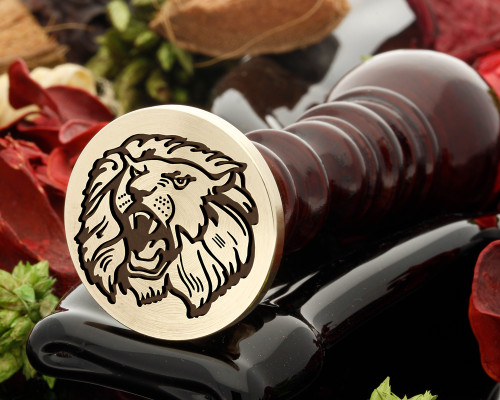 Lion D9 Wax Seal Stamp - Custom Wax N Seals