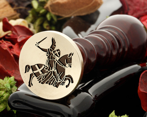 Knight D1 Wax Seal Stamp - Custom Wax N Seals