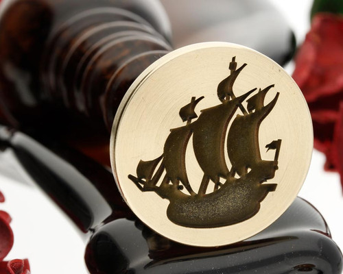 Ship D9 Wax Seal Stamp - Custom Wax N Seals