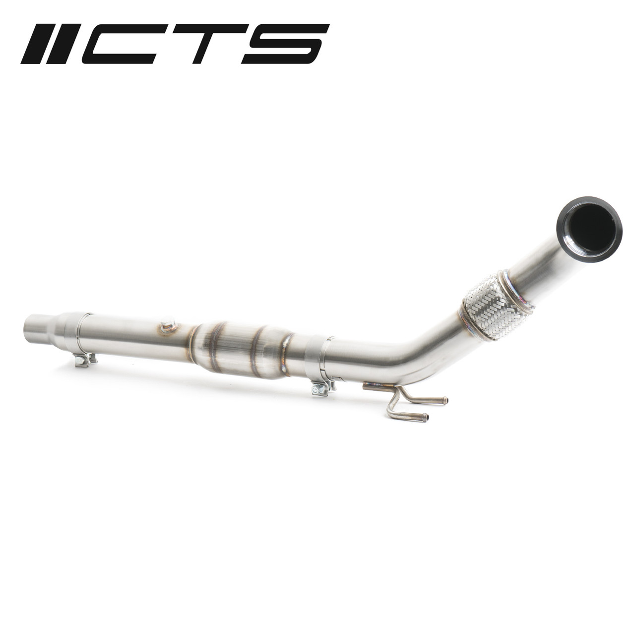 CTS Turbo Gen3 1.8T/2.0T TSI Downpipe with High-Flow Cat - WCT ...