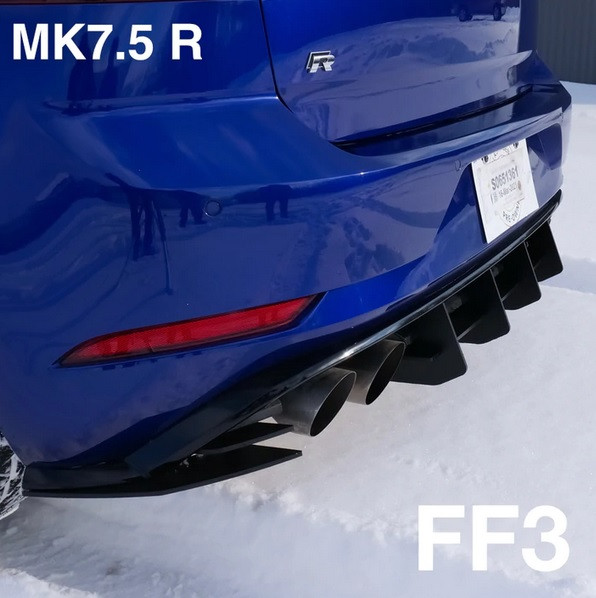 CJM MK7.5 Golf R Rear Diffuser (2018-2021) - WCT Performance Canada