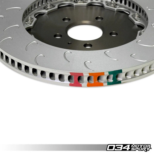 034 Motorsport 2-Piece Floating Rear Brake Rotor Upgrade for Audi C8 ...