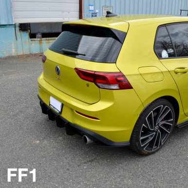 CJM Industries Rear Diffuser - VW MK8 GTI - WCT Performance Canada