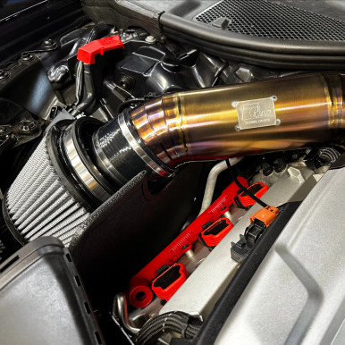 Garage Auto Sports (GAS) Omega 102mm Titanium Intake - Audi C7 A6/A7 3 ...
