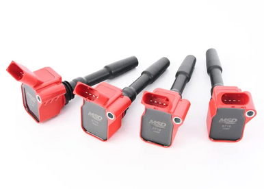 MSD Blaster Series Red Ignition Coils (Set of 4) - WCT Performance Canada