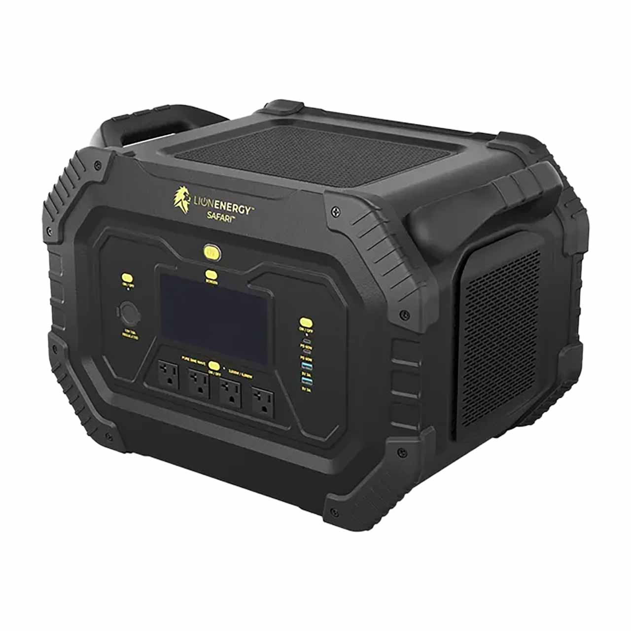 Lion Energy Safari Solar Generator with 100-600W Solar