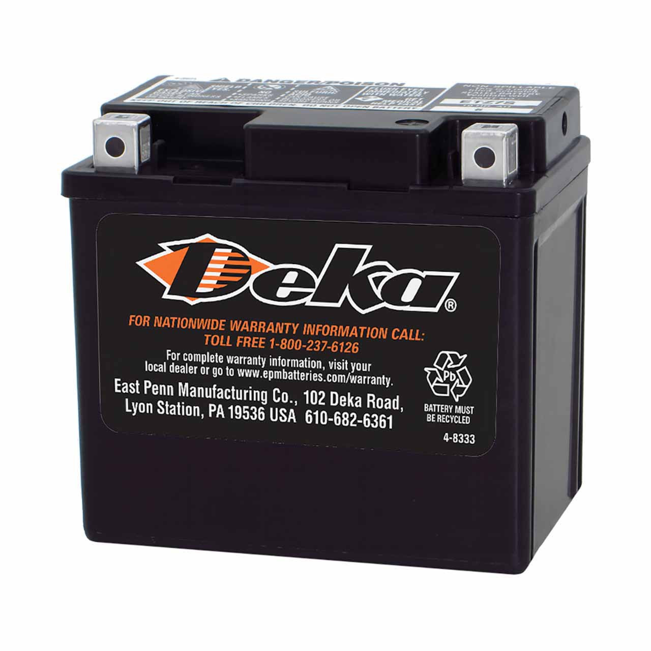Deka ETZ7S AGM Motorcycle Battery – Replaces YTZ7S, YTX5L-BS & XTAX5L-BS