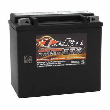 Deka ETX16L AGM Powersport Battery Replaces YB16CL-B DURAGM-16L
