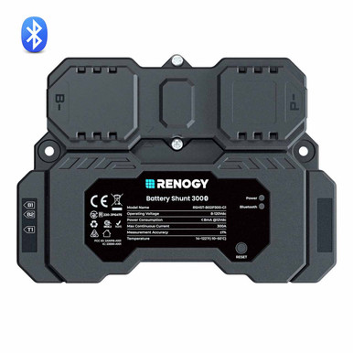 Renogy Battery Monitor Bluetooth Battery Shunt 300A | Renogy Battery ...