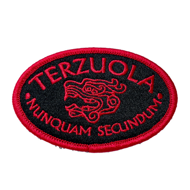 Terzuola Embroidered Black and Red Patch