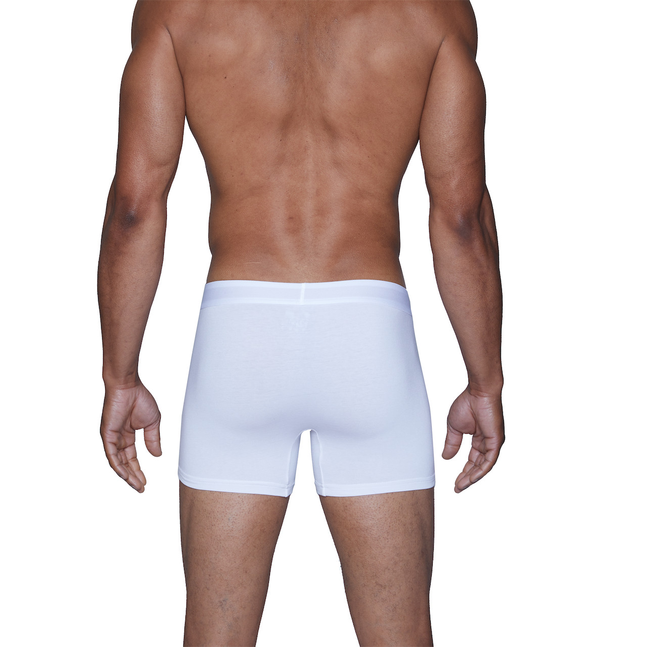 Boxer Brief w/Fly - White