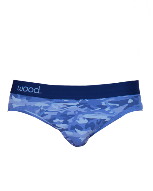 Hip Brief - Blue Camo