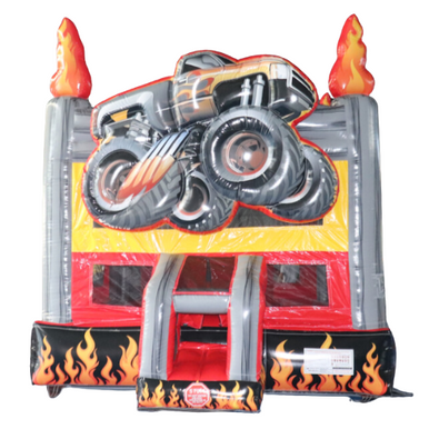 Monster Truck Inflatable Bounce House with Blower - Dorado Tents
