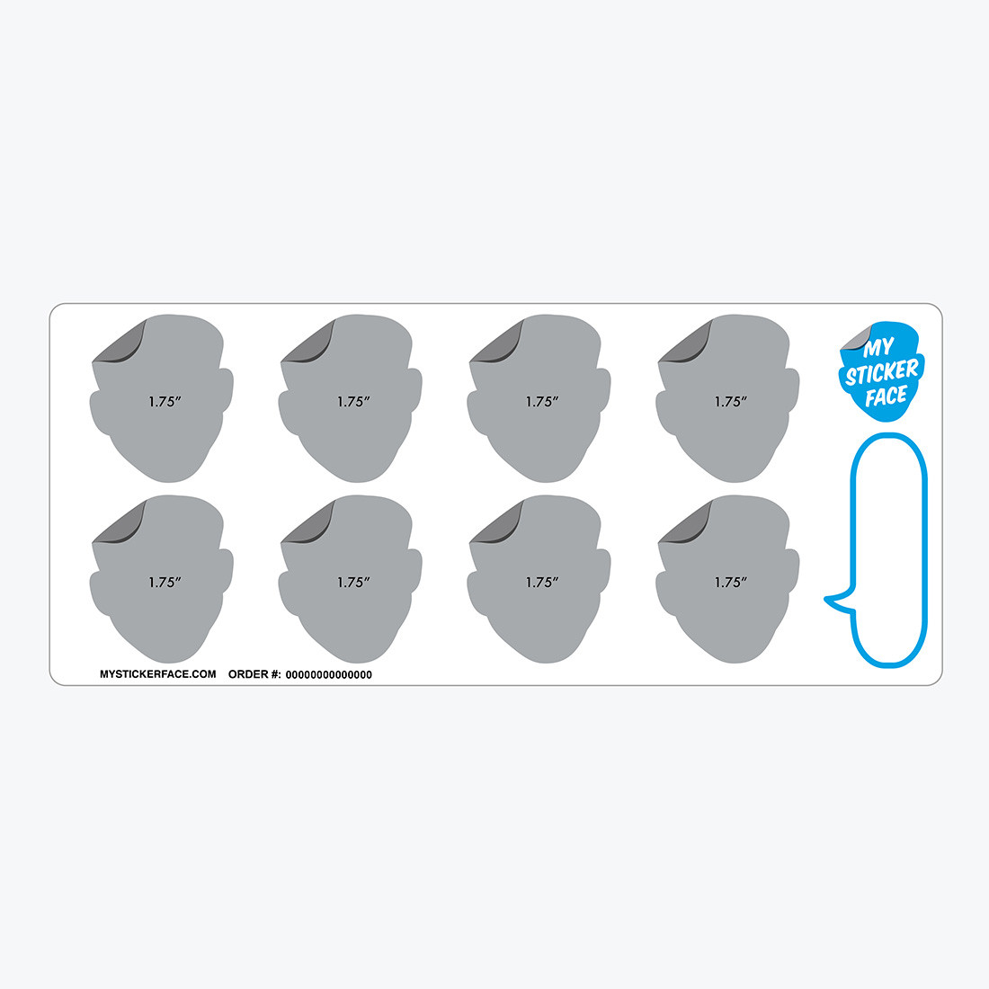 1.75" Full Body Sticker Sheet - Stickerface