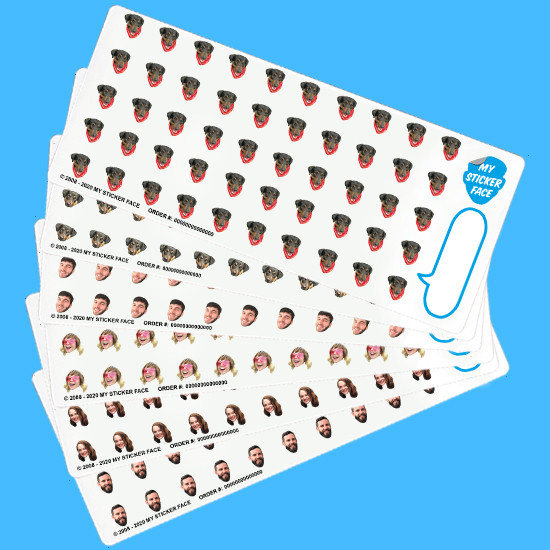 StickerFace™ 6 Pack - Choose the Sheet Style - My Sticker Face