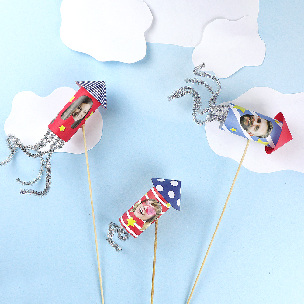 DIY Firecracker Decorations - Stickerface