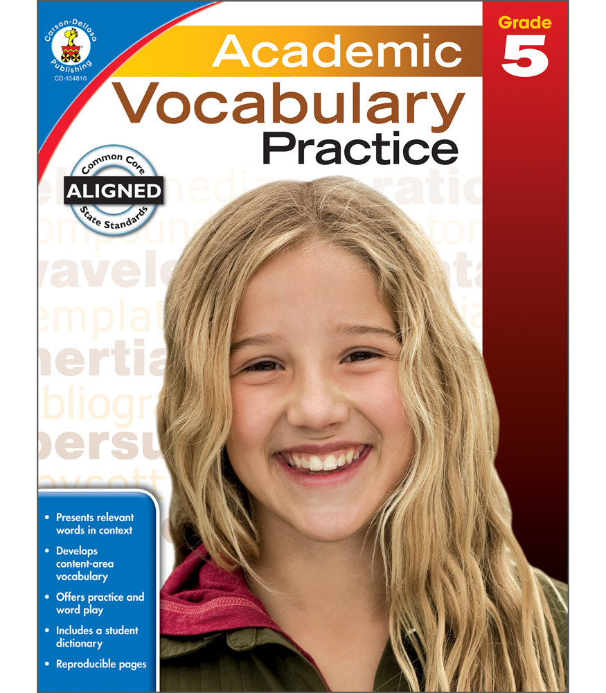 Academic Vocabulary Practice Workbook Grade 5 eBook