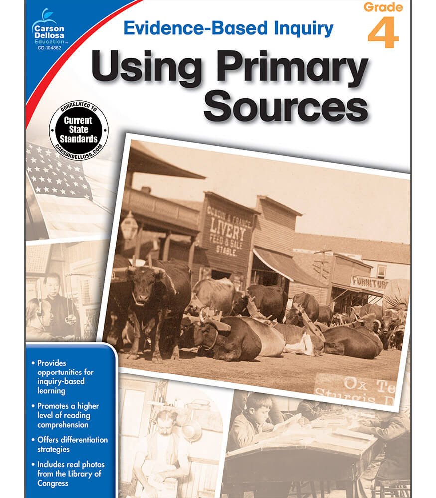 Grade 4 Using Primary Sources Workbook eBook