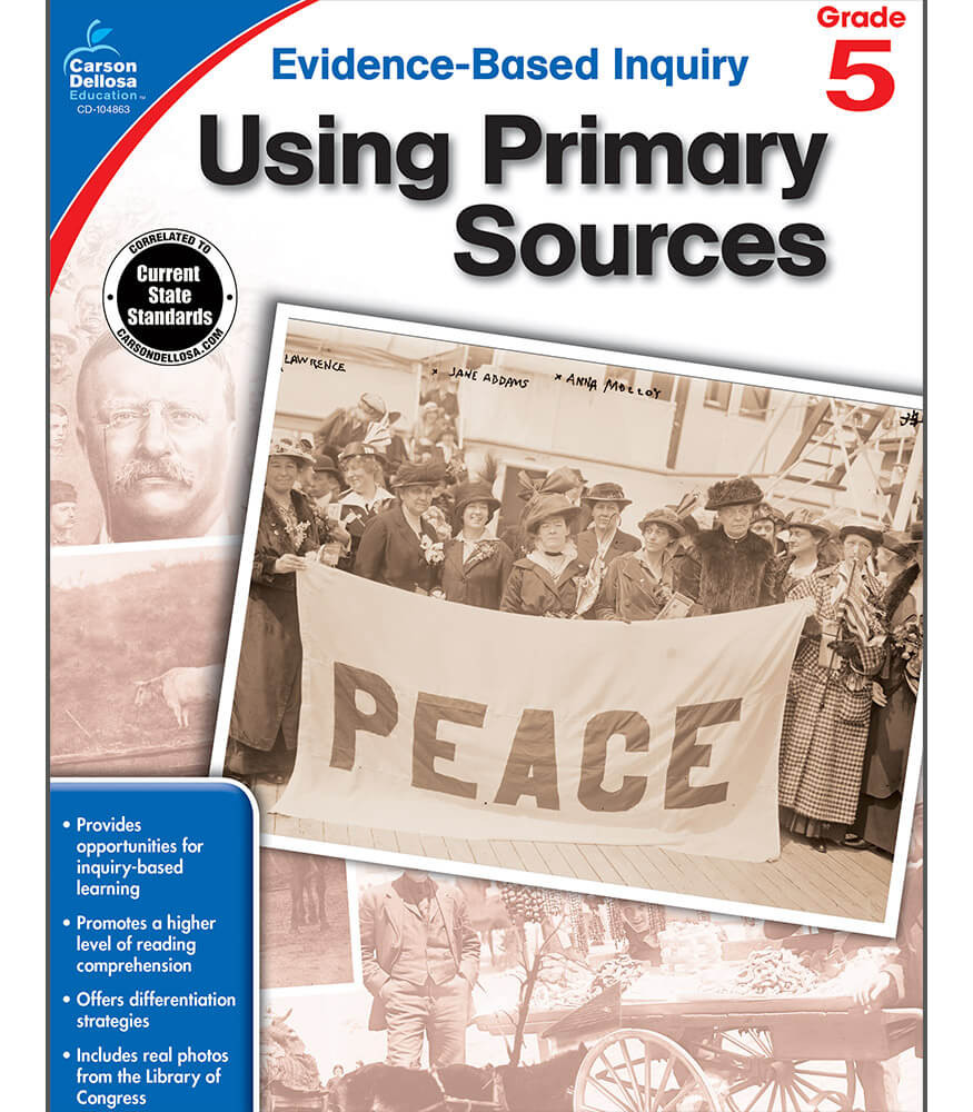 Using Primary Sources Workbook Grade 5 eBook