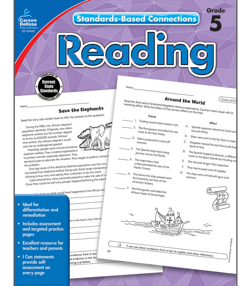 Standards-Based Connections: Reading Workbook Grade 5 eBook