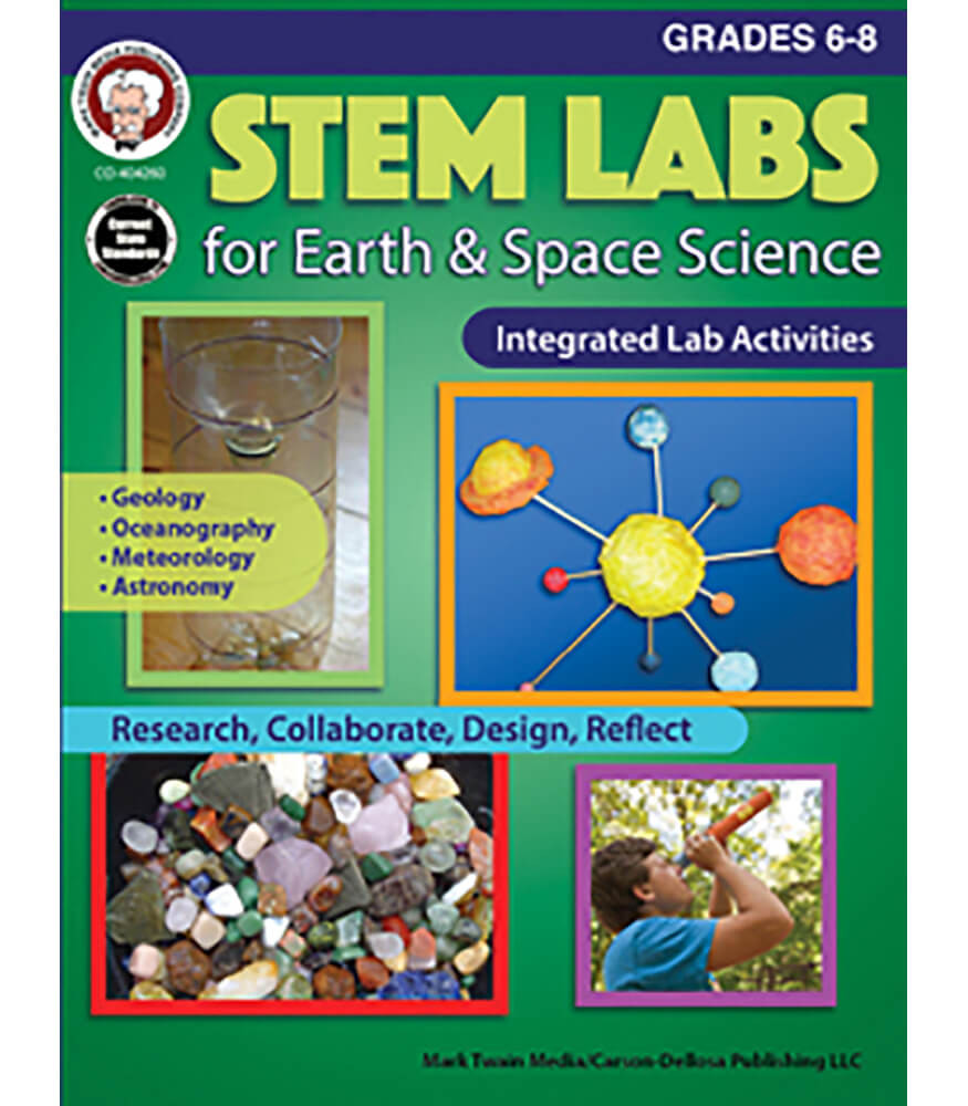 Grade 6-8 STEM Labs for Earth & Space Science Resource Book Paperback