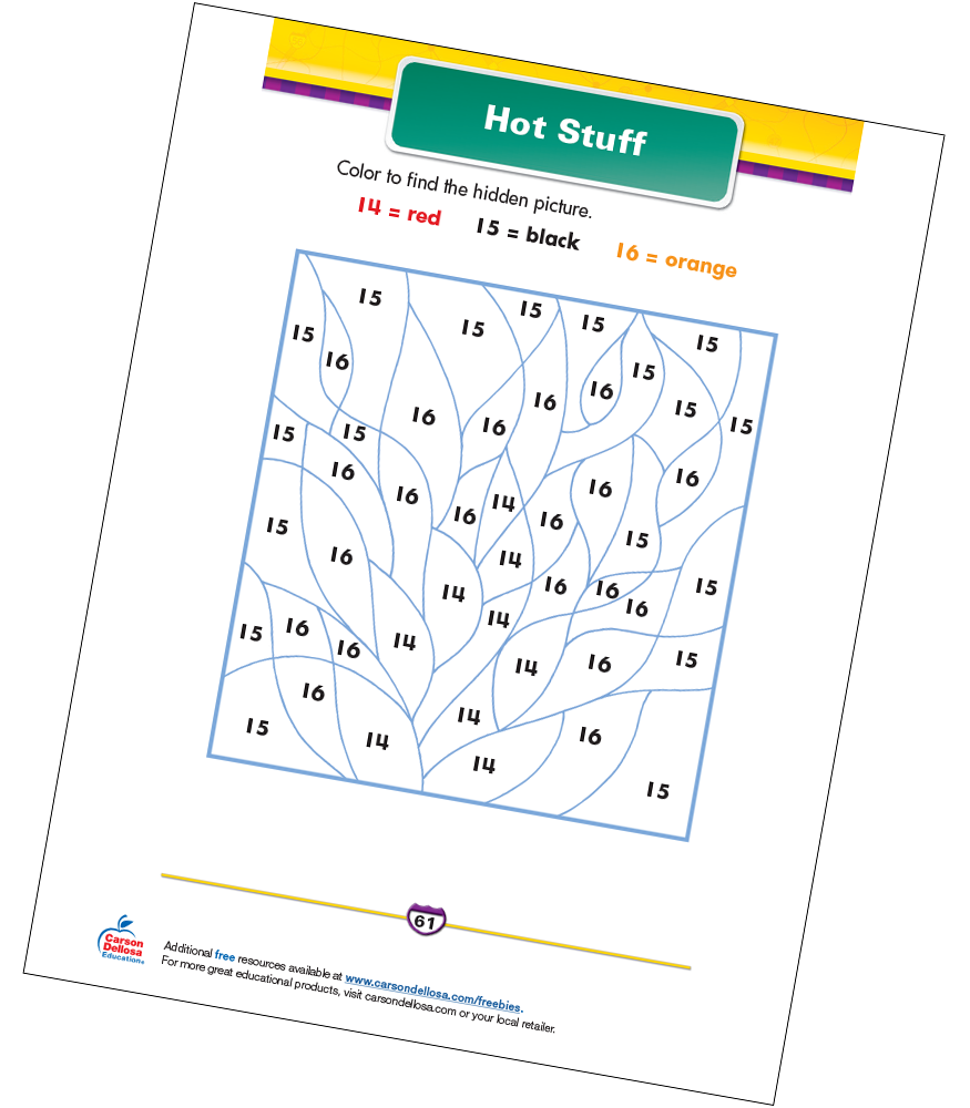 Hot Stuff Free Printable | Carson Dellosa