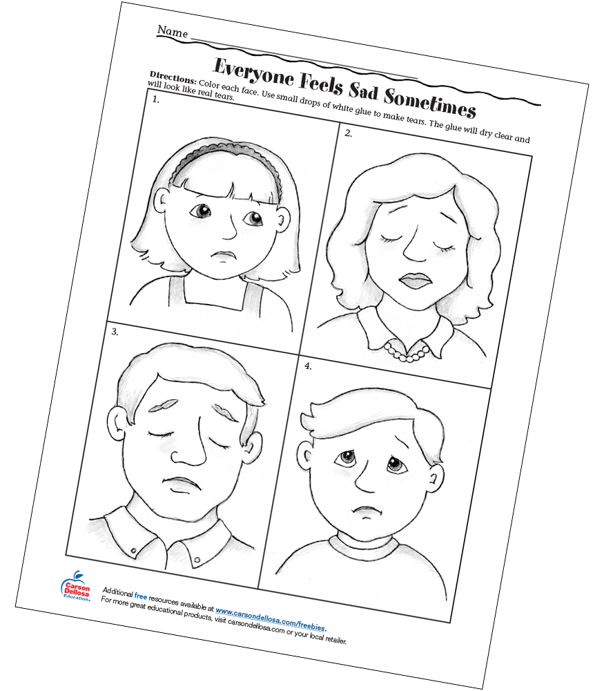 Everyone Feels Sad Sometimes Free Printable | Carson Dellosa