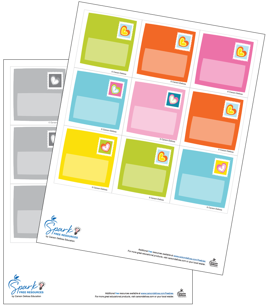 Valentine's Letter Writing and Addressing Free Activity | Carson Dellosa