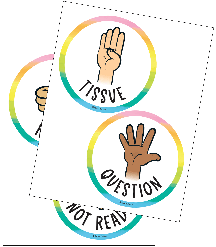 Creatively Inspired Multicultural Hand Signals Free Posters | Carson ...