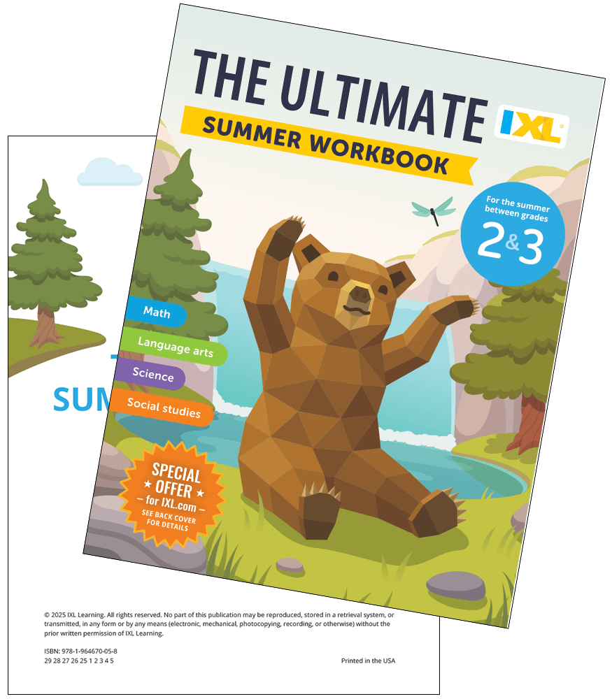 The IXL Ultimate Summer Workbook Grade 2-3 Free Sample | Carson Dellosa