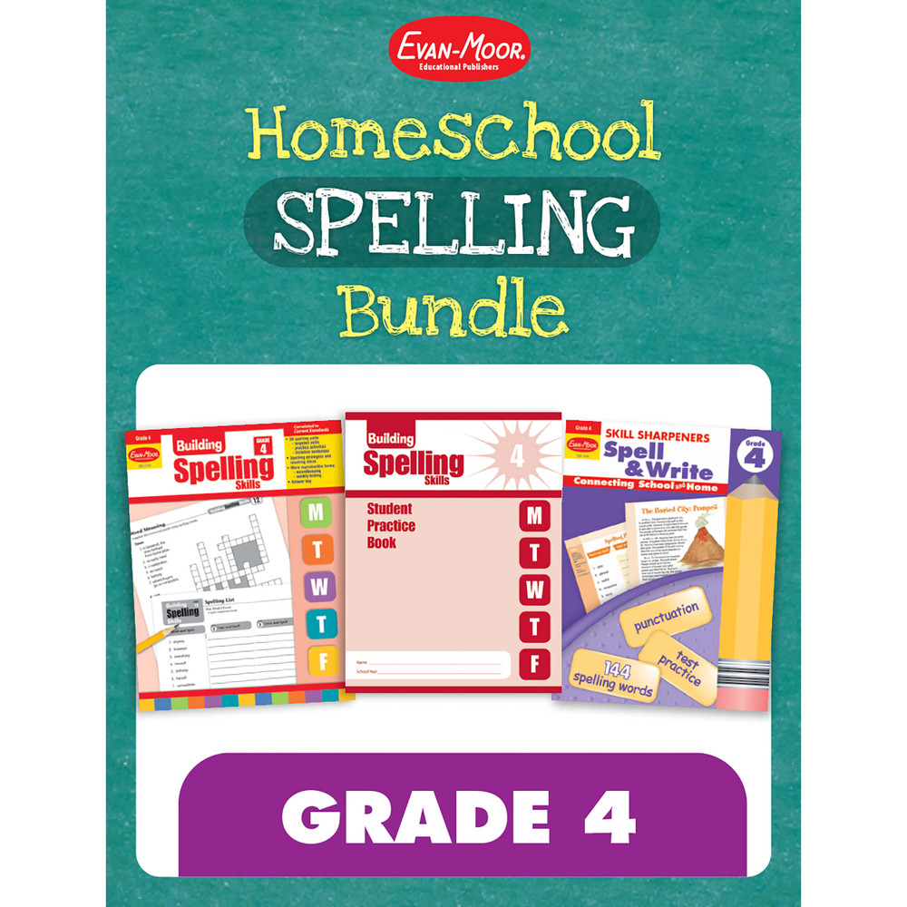 Grade 4 Spelling Homeschool Bundle Paperback
