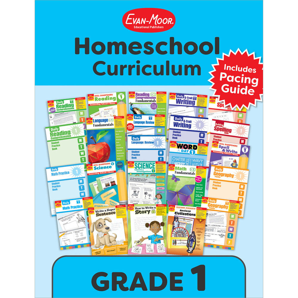 Grade 1 All Subjects Homeschool Bundle Paperback