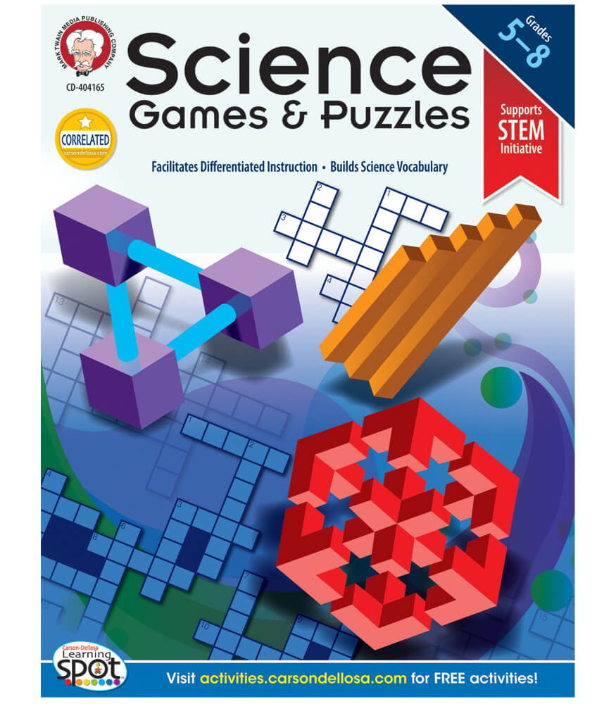 Grade 5-8 Science Games and Puzzles Resource Book eBook