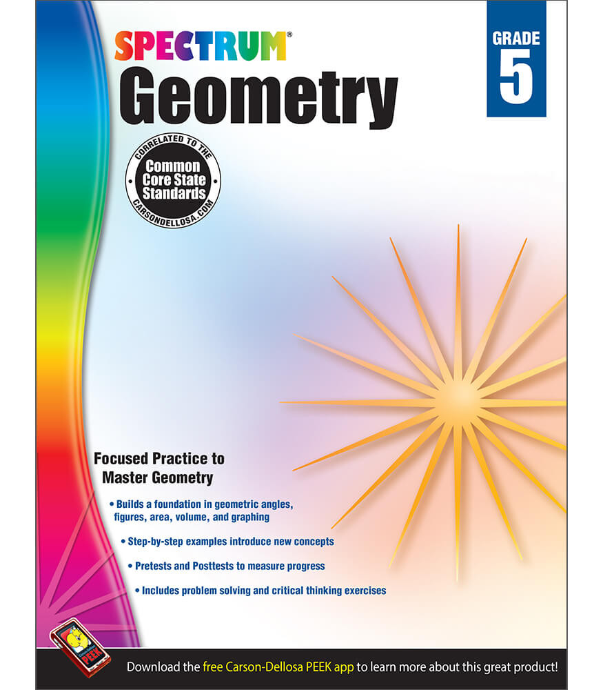 Spectrum Geometry Workbook Grade 5 eBook