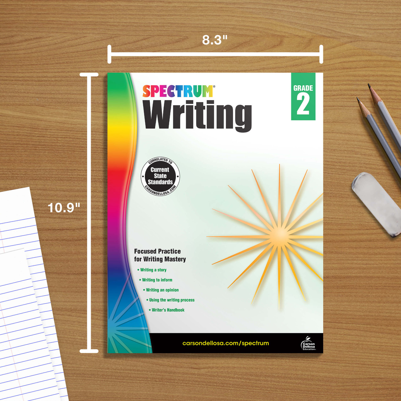 Grade 2 Spectrum Writing Workbook eBook (PDF)