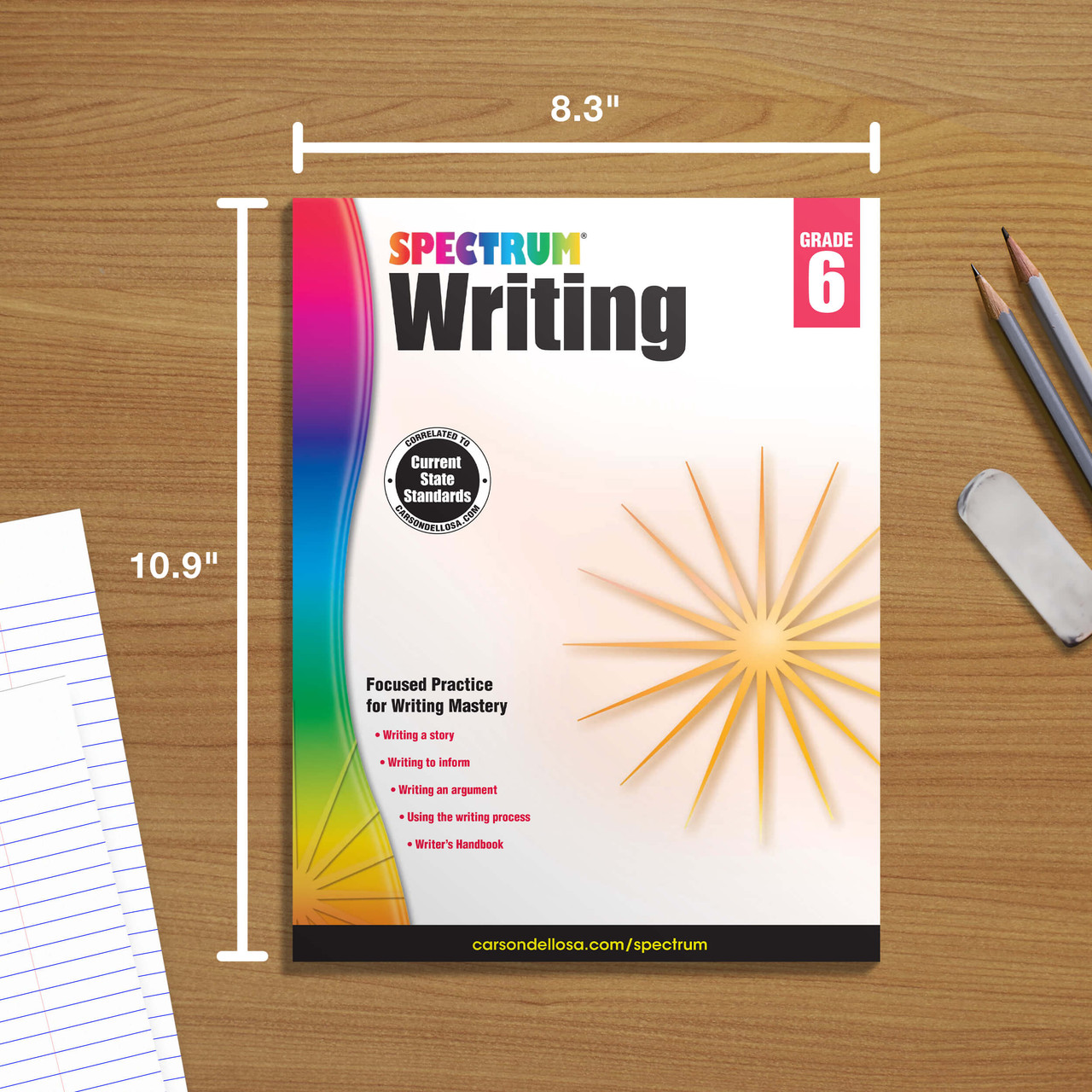 Grade 6 Spectrum Writing Workbook eBook (PDF)