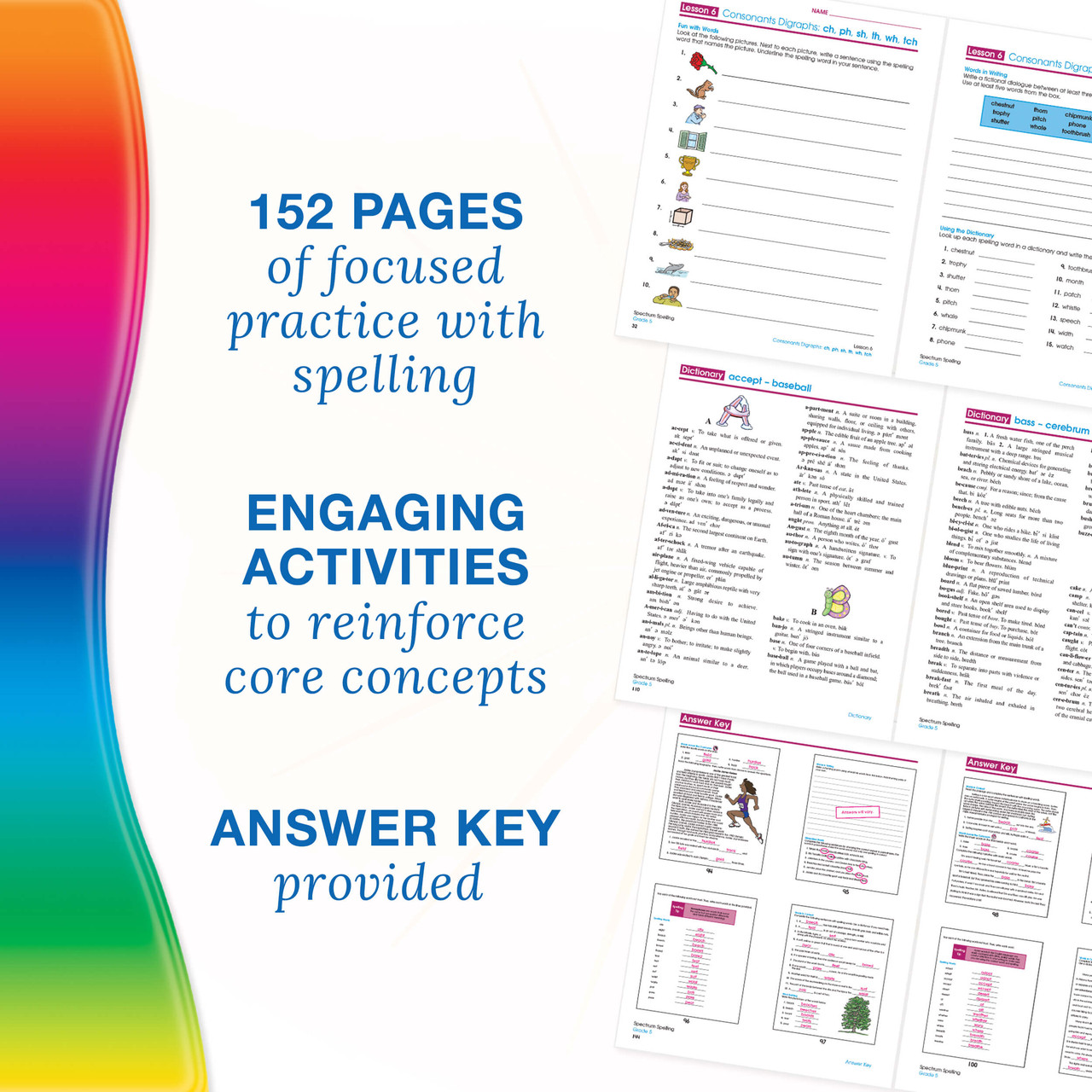 Grade 5 Spectrum Spelling Workbook eBook