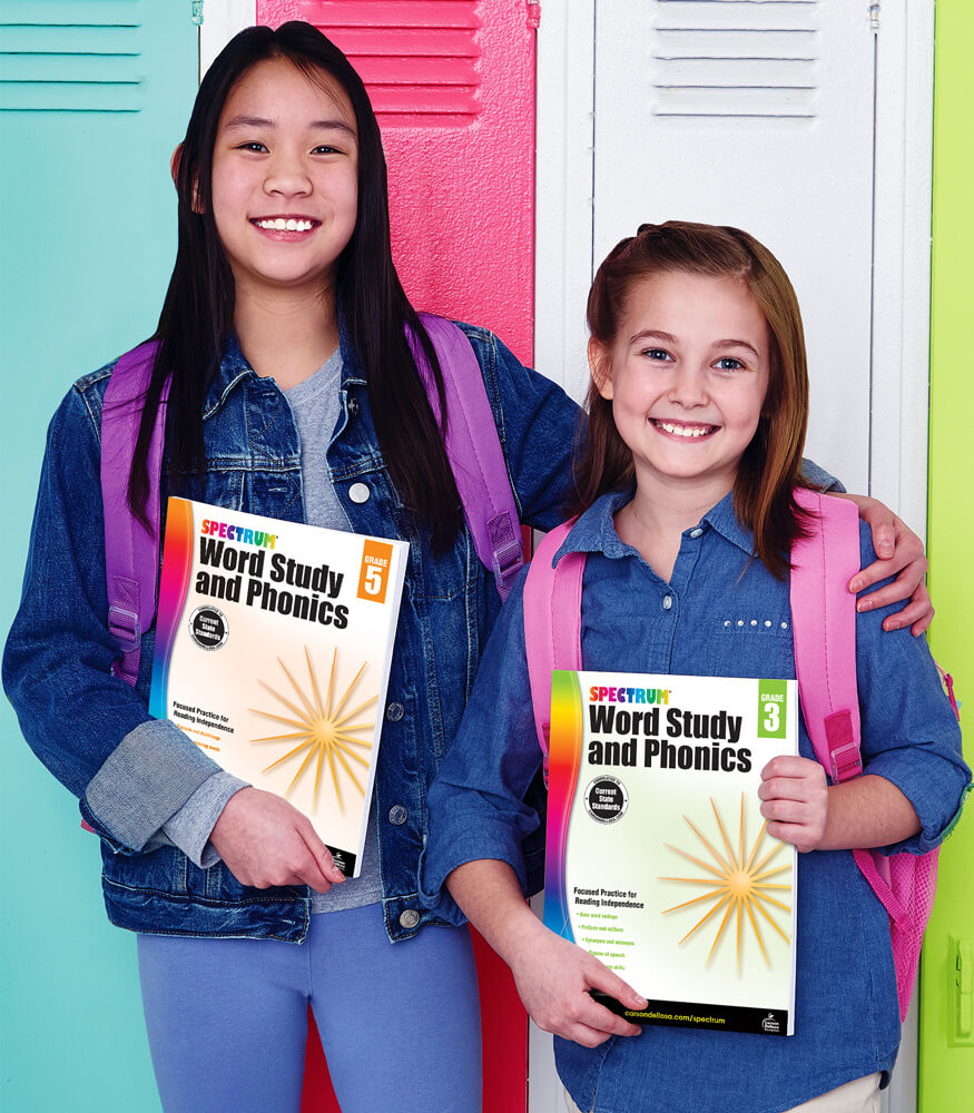 Grade 5 Spectrum Word Study and Phonics Workbook Paperback