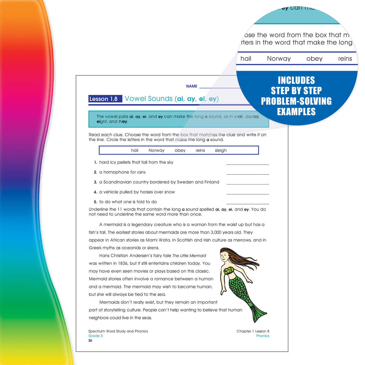Grade 5 Spectrum Word Study and Phonics Workbook eBook (PDF)