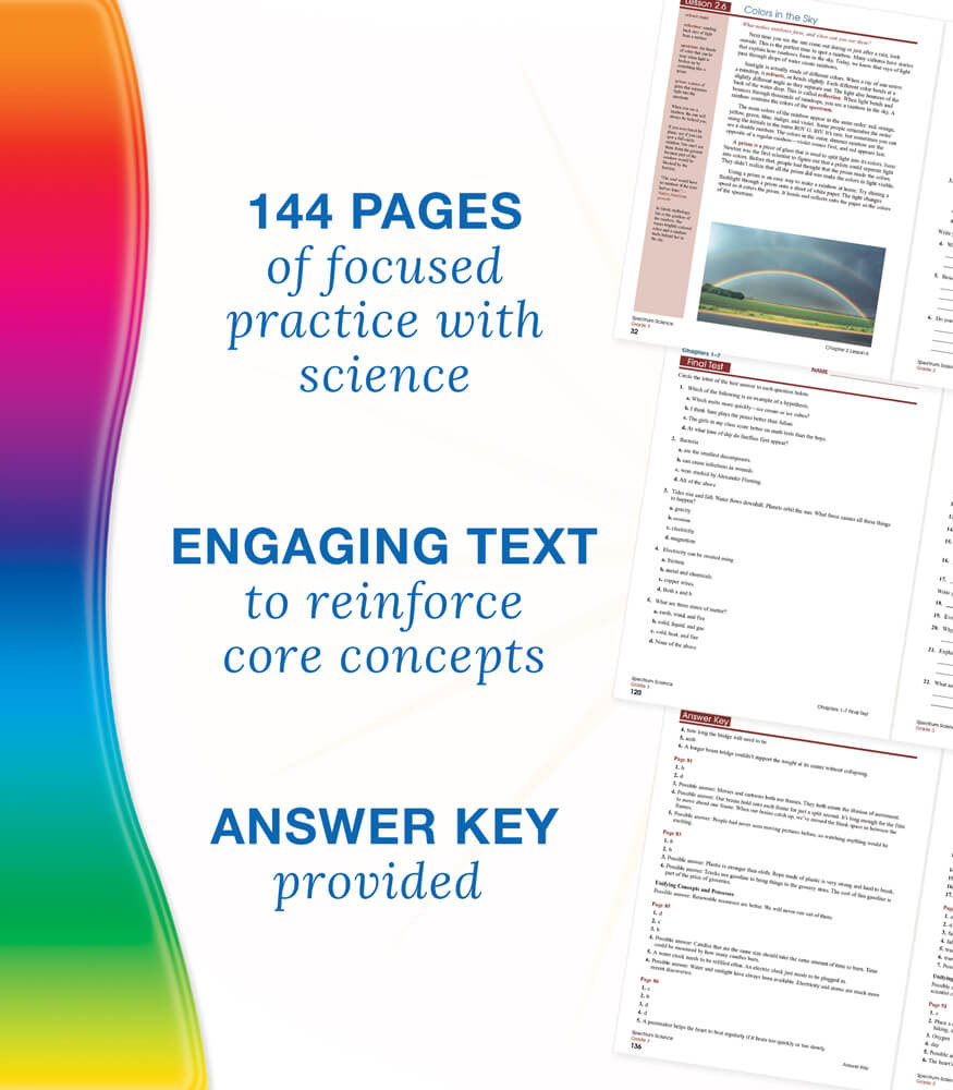 Grade 3 Spectrum Science Workbook Paperback