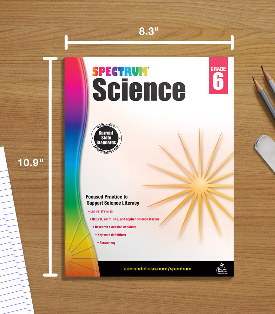 Grade 6 Spectrum Science Workbook Paperback