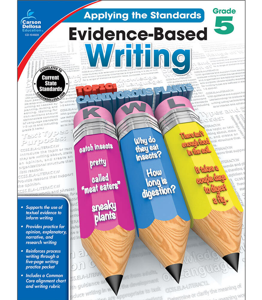 Evidence-Based Writing Workbook Grade 5 eBook