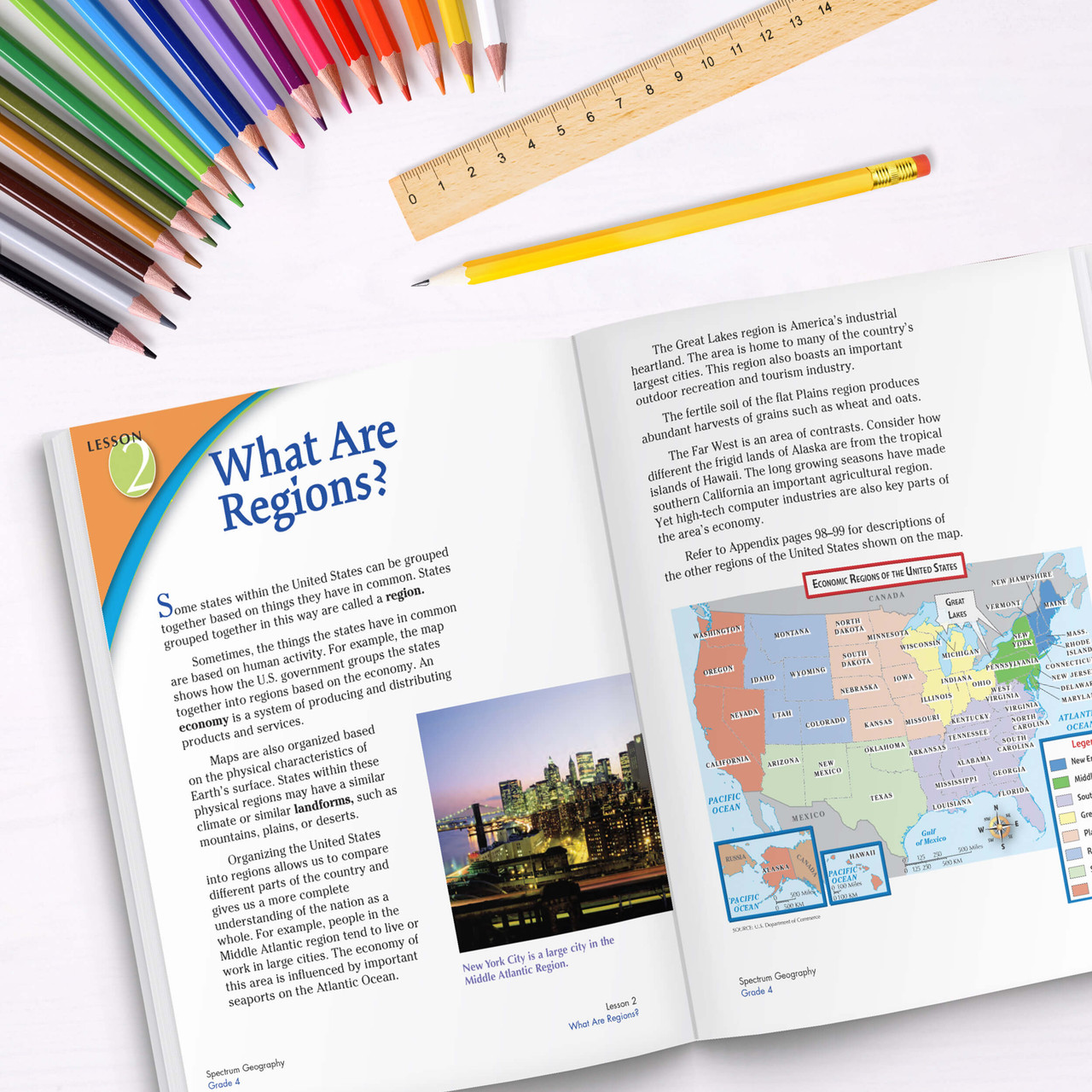Grade 4 Spectrum Geography Workbook eBook (PDF)