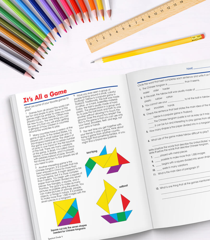 Spectrum Fourth Grade Workbook Grade 4 eBook