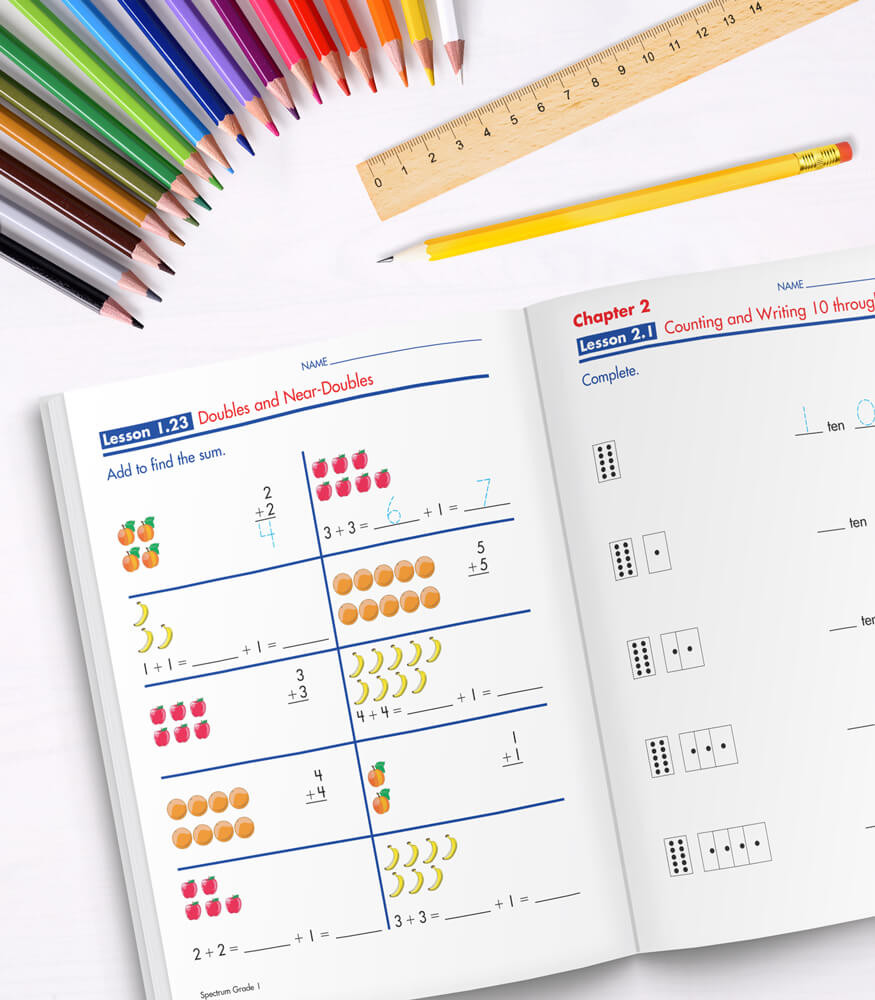 Spectrum First Grade Workbook Grade 1 eBook