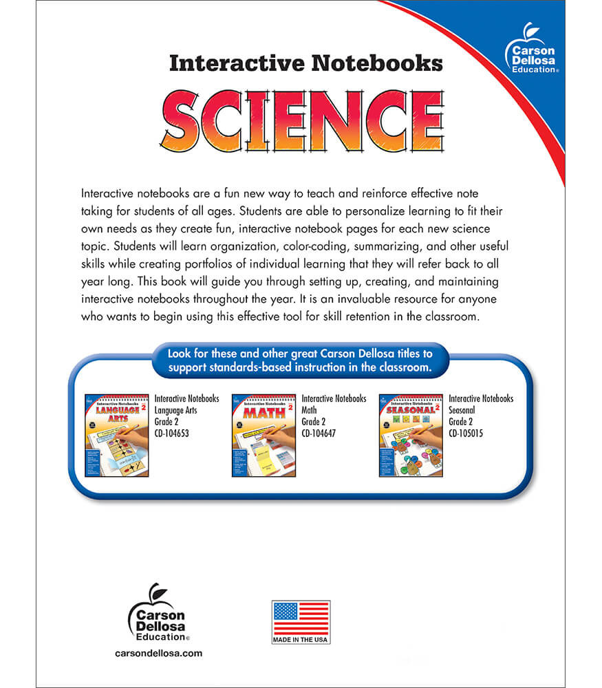 Grade 2 Interactive Notebooks: Science Resource Book eBook (PDF)