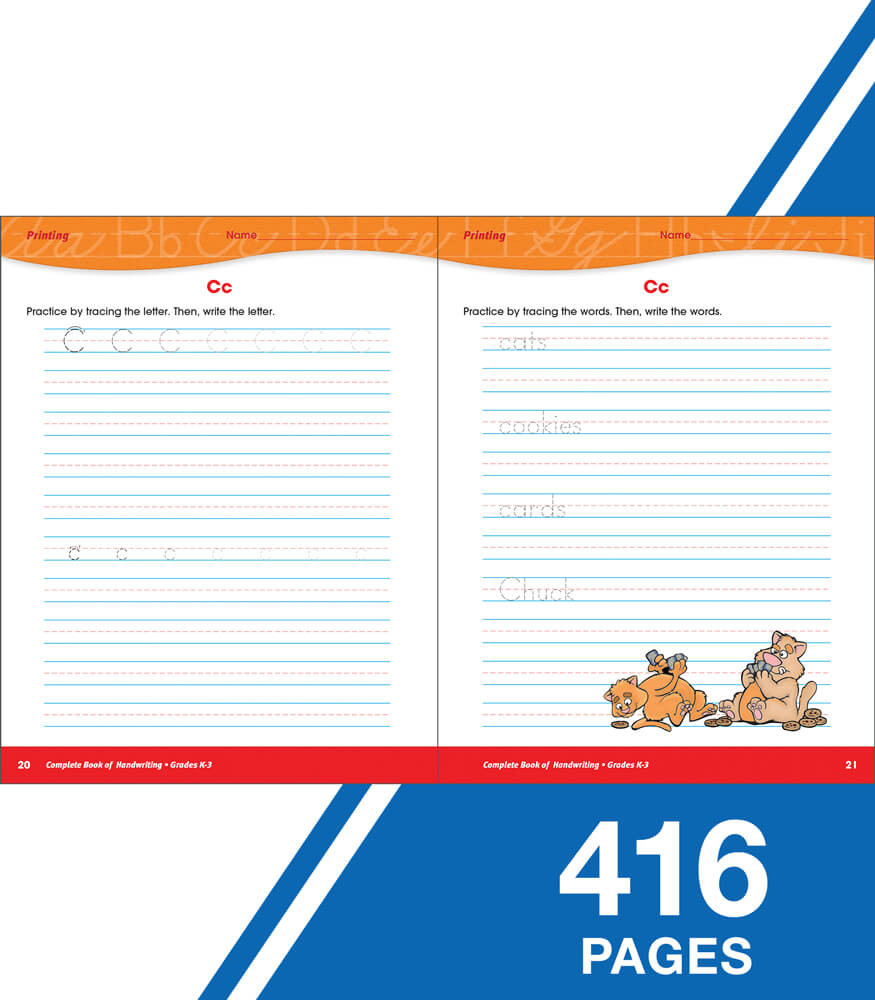 Grade K-3 The Complete Book of Handwriting Workbook eBook (PDF)